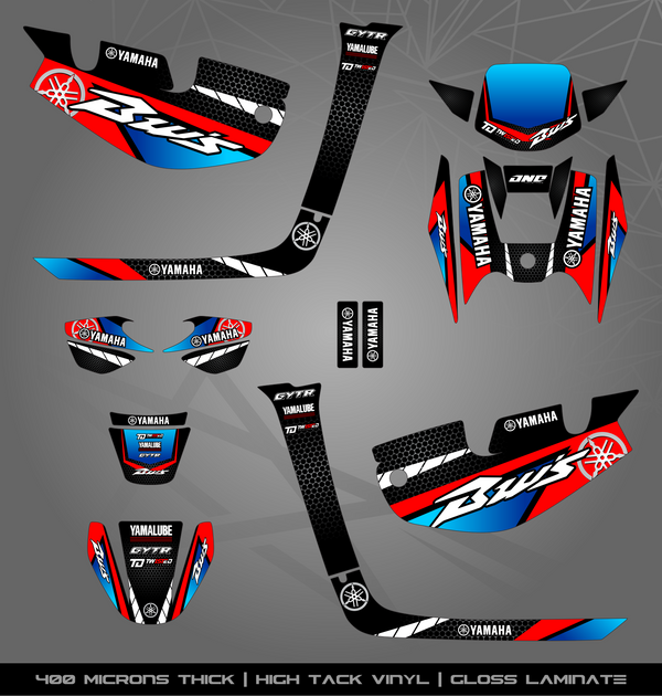 Full Sticker Kit for Yamaha BWS 100 2T (2002-2011) – STICKER KITS SOUTH ...