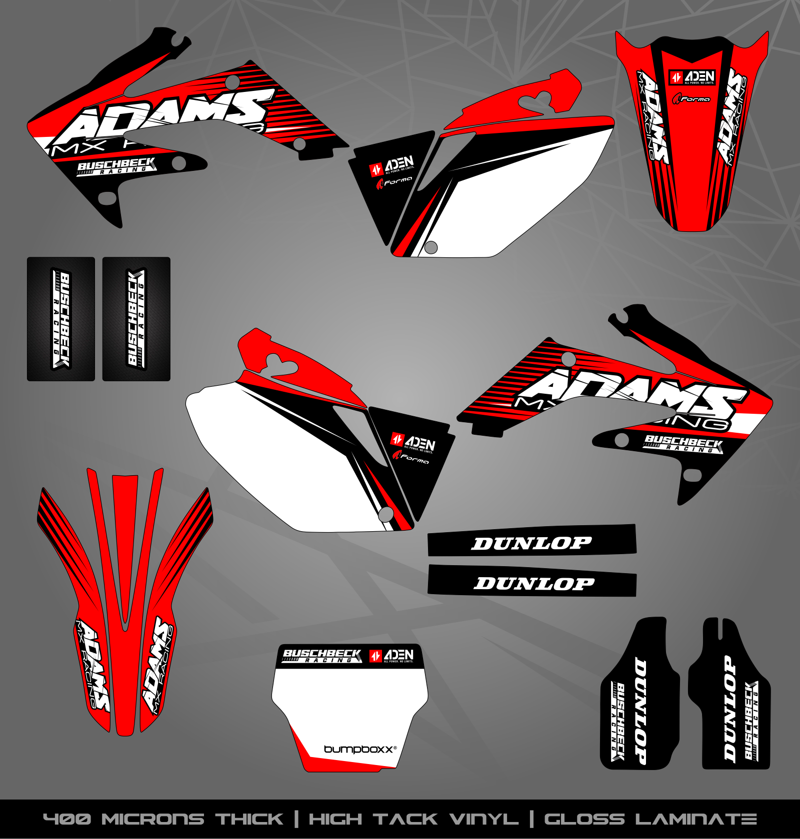 Full Sticker Kit for Honda MX bike – STICKER KITS SOUTH AFRICA